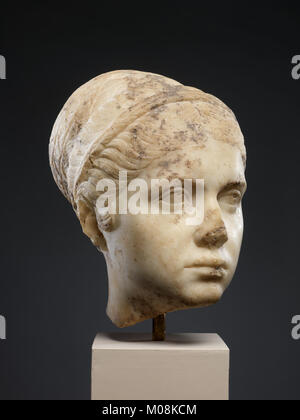 Marble portrait of a young woman MET DP331282 Stock Photo - Alamy