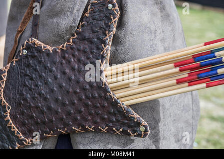 Ancient ottoman Empire quiver with arrows inside.ISTANBUL,TURKEY,May 13 ...