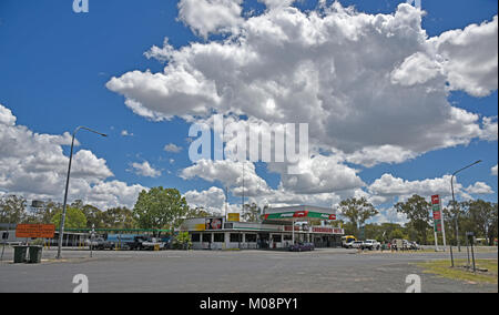the roadhouse at Moonie in outback queensland in australia Stock Photo ...