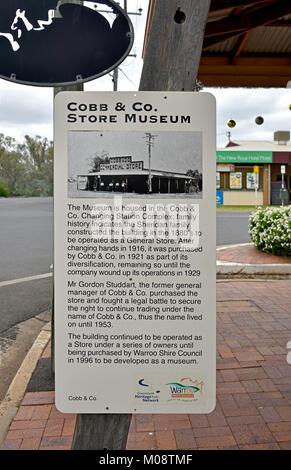 the old Cobb and Co changing station at Surat in queensland, Australia ...