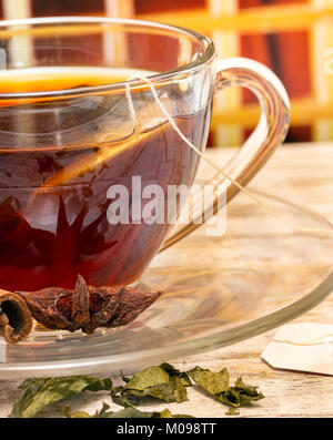 Cup Of Tea Representing Break Time And Breaktime Stock Photo - Alamy