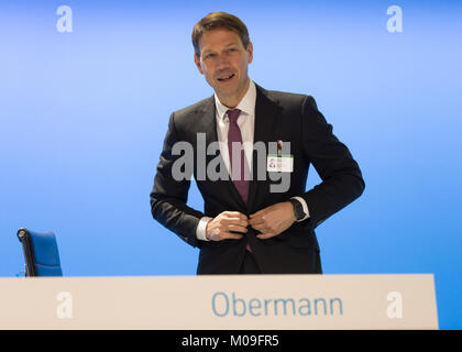 Bochum, Germany. 19th Jan, 2018. ThyssenKrupp annual general meeting ...