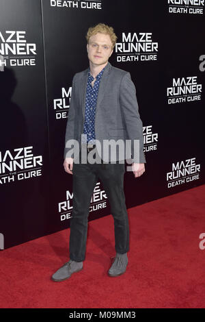 Joe Adler at 20th Century Fox's "Maze Runner: The Death Cure" Fan ...
