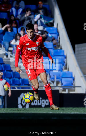 Cornella Del Llobregat, Spain. 20th Jan, 2018. RCDE Stadium, Cornella ...