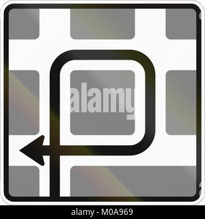 German traffic sign: Turn right Stock Photo - Alamy