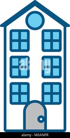 three floors house icon Stock Vector Image & Art - Alamy