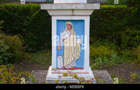 Ancient colored roman giant column. Schwarzenacker Homburg Saar Germany ...