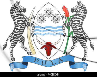 Botswana Coat of Arms Stock Photo: 22368745 - Alamy