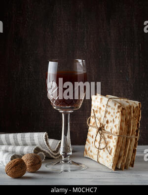 Concept of jewish Passover holiday, space for text Stock Photo - Alamy