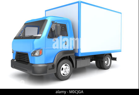 Blank box isolated on white background. 3d rendering Stock Photo - Alamy