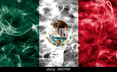 Mexico smoke flag Stock Photo - Alamy