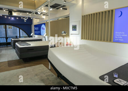 Mattress Showroom at Mattress Firm Store, NYC, USA Stock Photo - Alamy