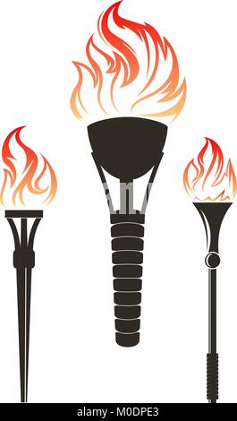 Set of vector torches Stock Vector Image & Art - Alamy