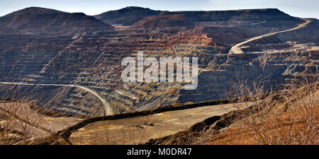 Chino Mine aka Santa Rita Mine, copper mine, operated by Freeport ...