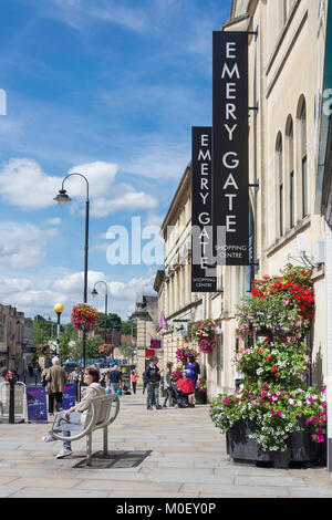 Emery Gate shopping centre entrance in Chippenham Wiltshire UK Stock ...