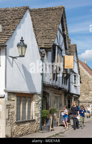 'The Sign of the Angel' Pub at Lacock Village in Wiltshire England ...