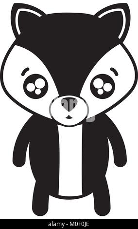 silhouette surprised fox cute wild animal Stock Vector Image & Art - Alamy