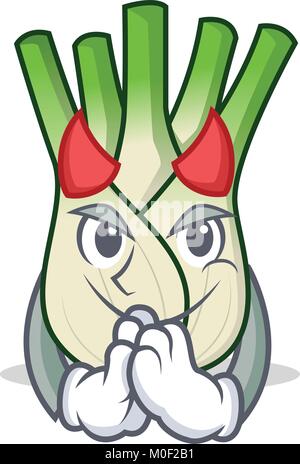 angry face of fennel cartoon character style Stock Vector Image & Art ...