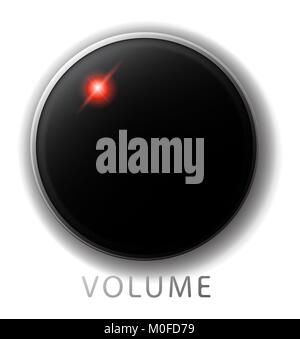 Sound mixer, volume panel. Realistic 3D vector illustration Stock ...