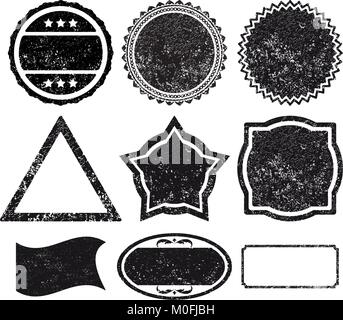 Rubber stamp template Stock Vector Image & Art - Alamy