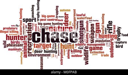 Chase word cloud concept. Vector illustration Stock Vector Image & Art ...