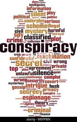 Intrigue word cloud concept. Vector illustration Stock Vector Image ...