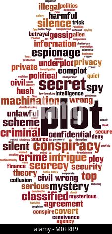 Intrigue word cloud concept. Vector illustration Stock Vector Image ...
