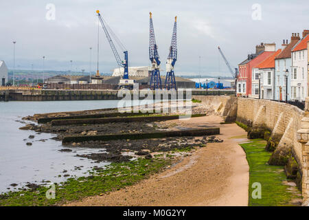 Hartlepool Headland promenade Stock Photo - Alamy