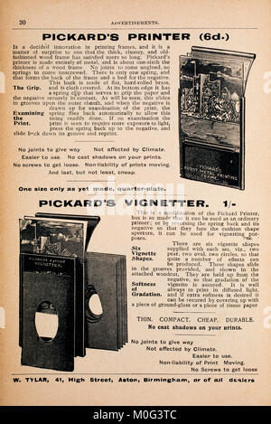 Tylars Photographic printing equipment advertisement from Photography ...