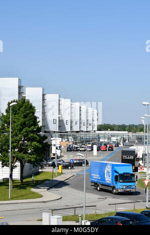 Freight halls with truck freight traffic, cargo modules A - I ...