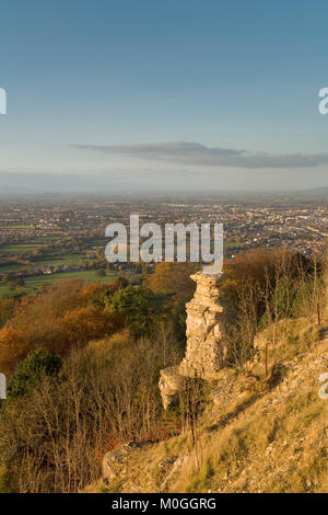 Devils Chimney Leckhampton Hill Cotswold Escarpment Cheltenham UK Stock ...