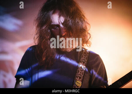 The Canadian psychedelic rock band Black Mountain performs a live ...