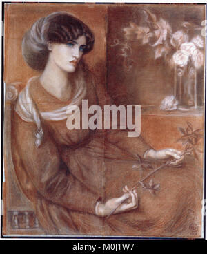 Jane Morris: Study for "Mariana", Dante Gabriel Rossetti, 1868 Stock ...