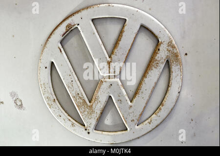 Rusty VW Logo Stock Photo - Alamy