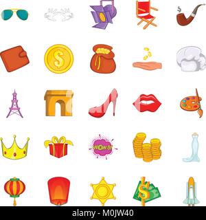 Superiority icons set, cartoon style Stock Vector Image & Art - Alamy