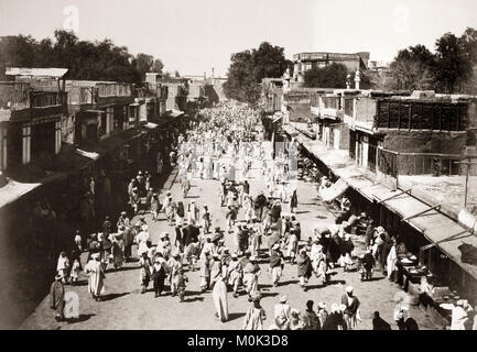 c. 1880s India - street scene, Bombay, Mumbai Stock Photo - Alamy