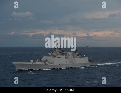 BAY OF BENGAL (April 14, 2012) The Indian navy guided-missile corvette ...