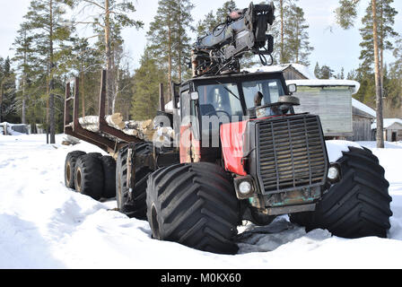 Soviet T-150K tractor for harvesting Stock Photo - Alamy