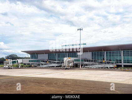 Air Asia terminal at Sandakan airport, Sabah, Borneo, Malaysia Stock ...