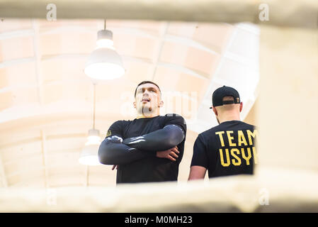 Riga, Latvia. 23rd Jan, 2018. European weightlifting champion U-20 ...