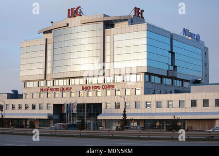 Sofia, Bulgaria, Inter Expo Center and the Capital Fort Stock Photo - Alamy
