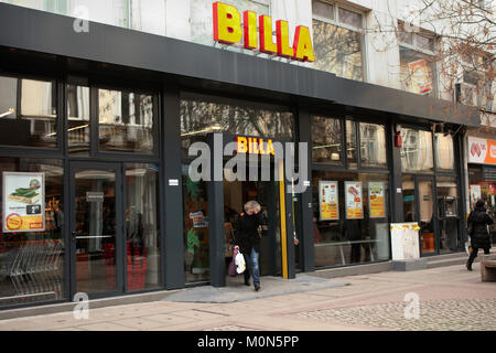 Billa, supermarket chain in Austria in Vienna, Austria Stock Photo - Alamy