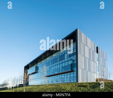 Modern laboratory building at the bioQuarter in Edinburgh, Scotland ...