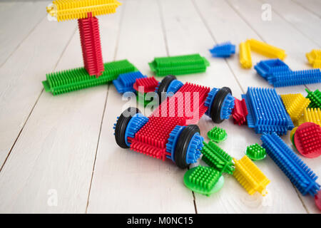 Stickle Bricks - A still life of a children's plastic construction toy ...