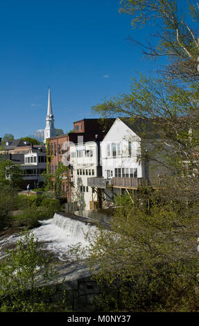 Megunticook Falls, Camden, Maine Stock Photo - Alamy