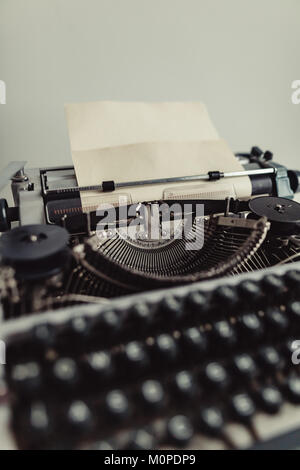 Metal parts of old typewriters Stock Photo - Alamy