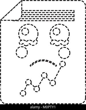 sad graph chart kawaii icon image Stock Vector Image & Art - Alamy