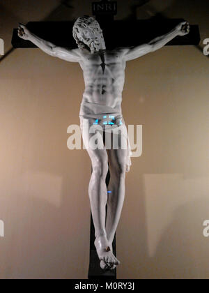 Cellini's *Christ Crucified* is a renowned sculpture by the Italian ...