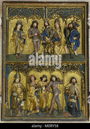 This German artwork from around 1490 depicts Christ stripped of his ...