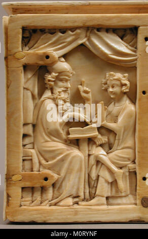 This casket, featuring romance scenes, is an artifact from the ...